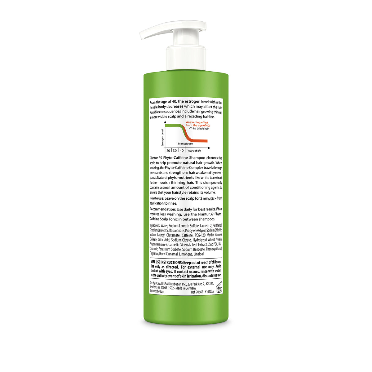 Plantur 39 Phyto-Caffeine Shampoo for Fine, Brittle Hair